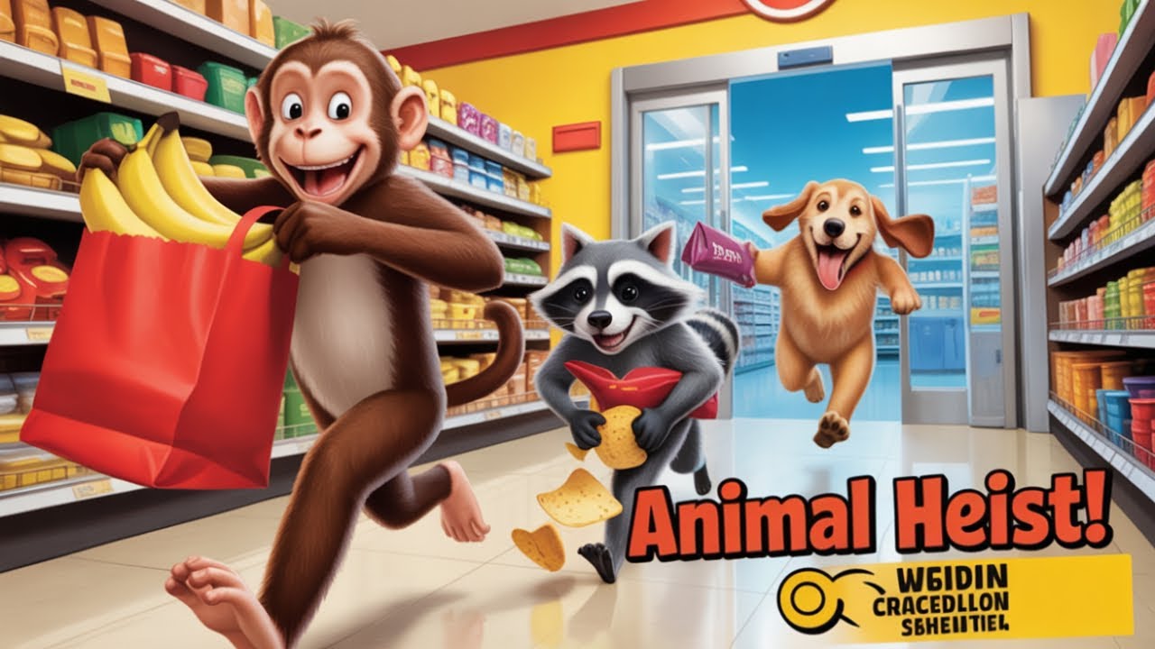 “Real-Life Animal Heists! Wild Thieves Stealing From Stores 😲🦝” - YouTube