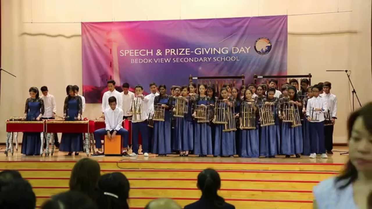 Angklung - Bedok View Secondary School Speech Day 2015. - YouTube