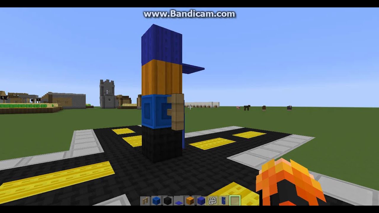 MInecraft:How to make Police Man - YouTube