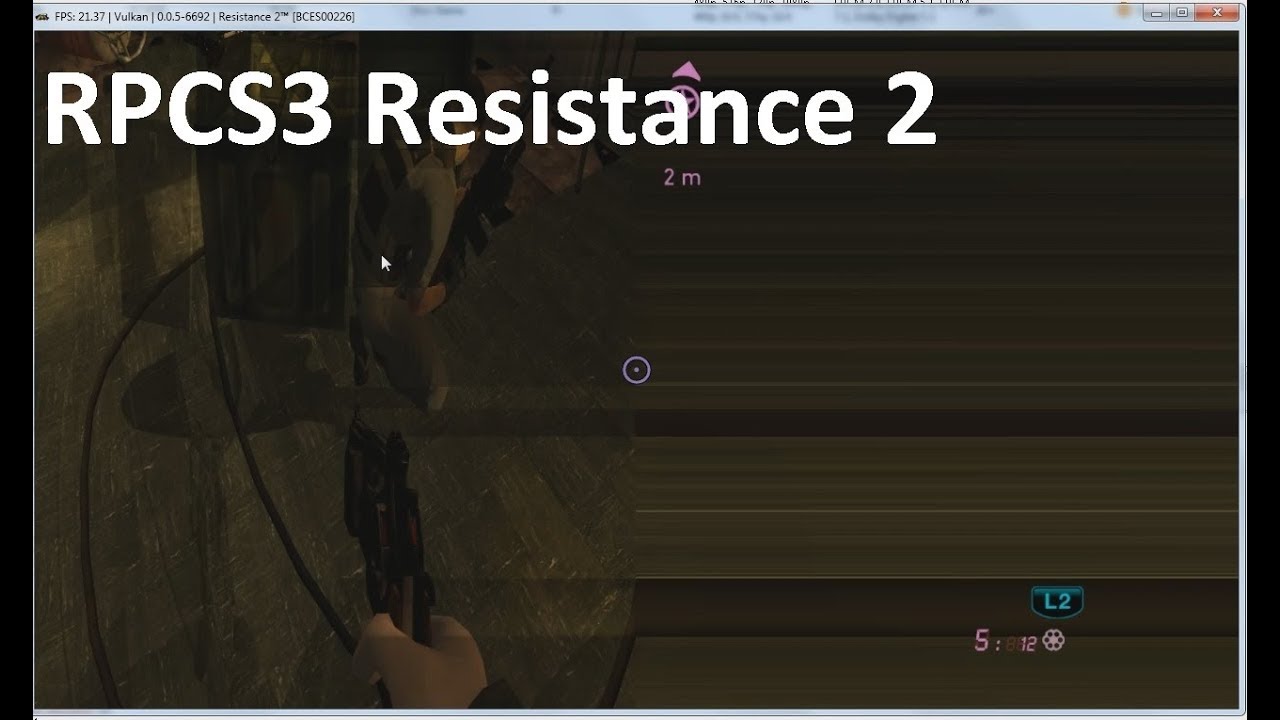 RPCS3 PS3 Emulator Resistance 2 test + settings graphic glitches ...