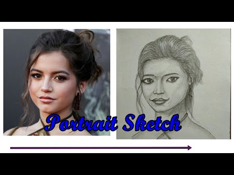 Sketch of Isabela Moner || time lapse video - YouTube