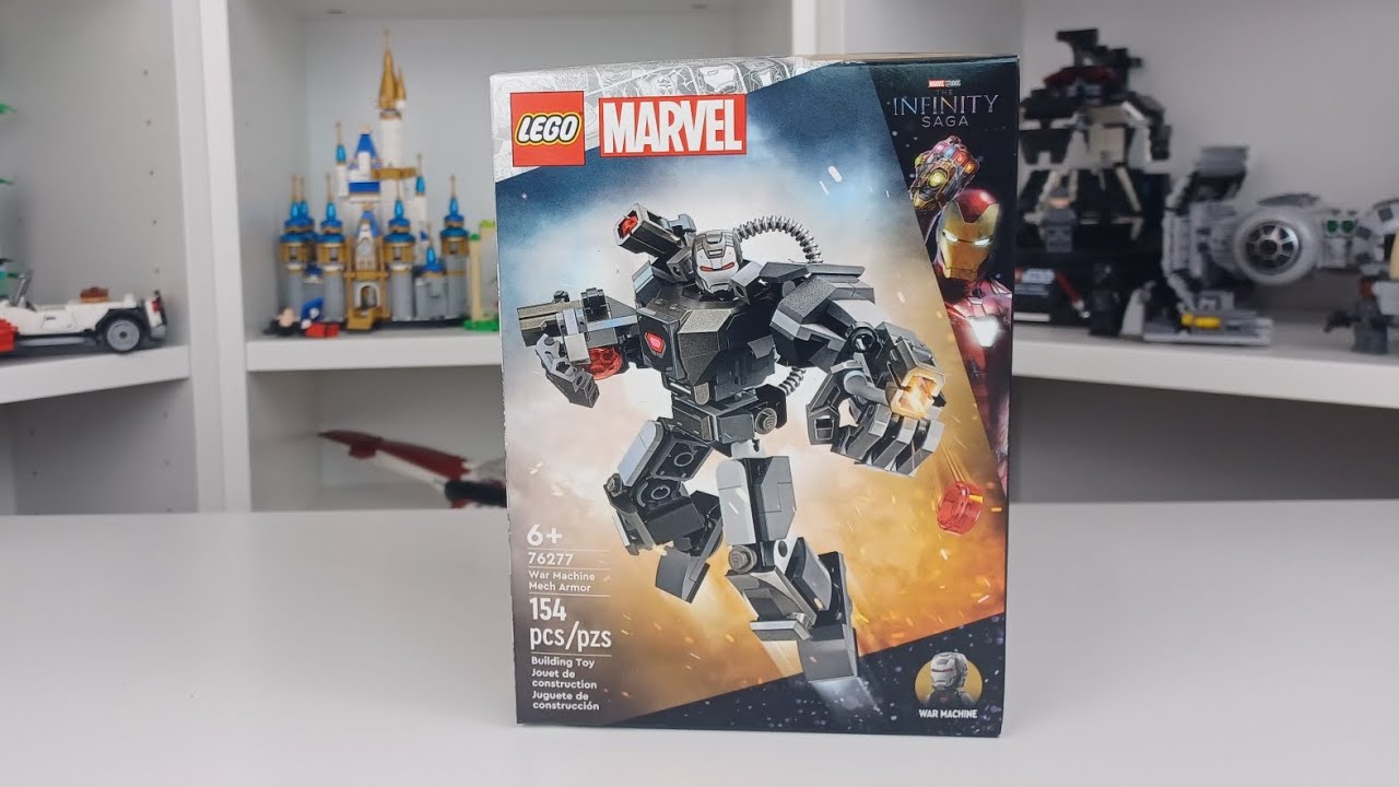 Lego Marvel 76277 War Machine Mech Armor Early 2024 Review! - YouTube