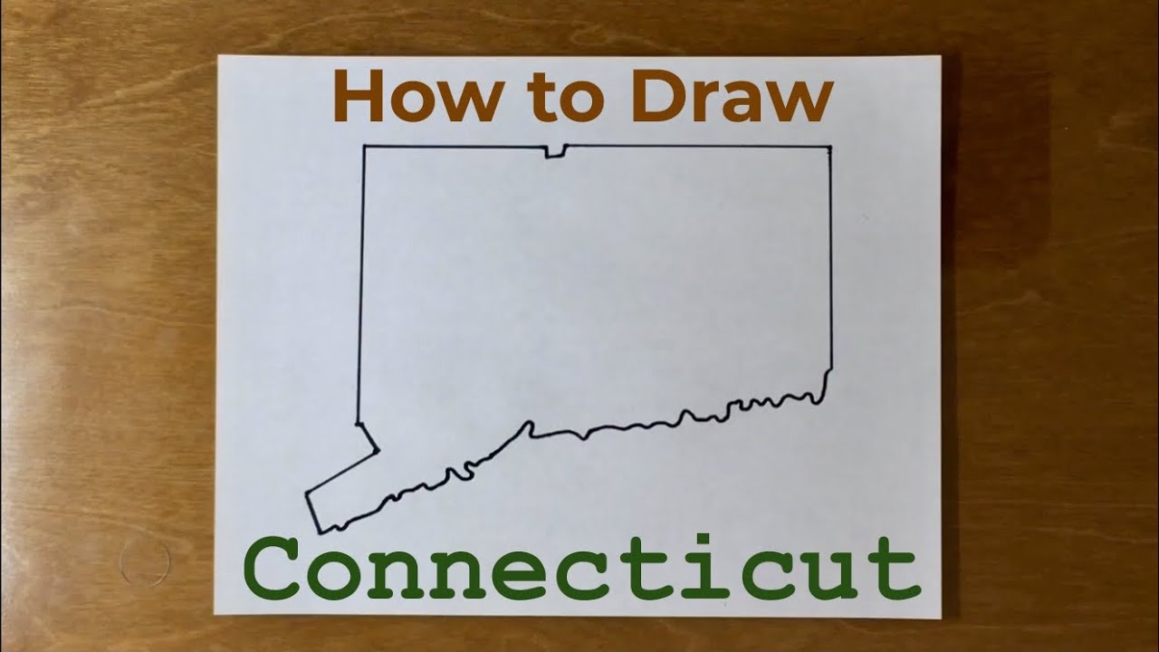 How to Draw Connecticut - YouTube