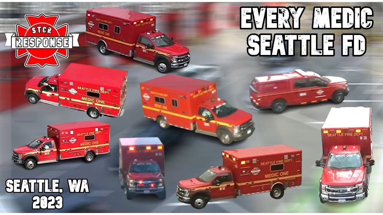 Every Seattle FD Medic Responding - YouTube
