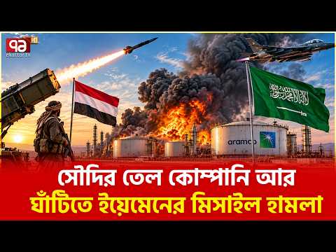 কয়েক ডজন মিসাইল ছোঁড়ার দাবি | Saudi Arabia | Yemen | Ekattor TV