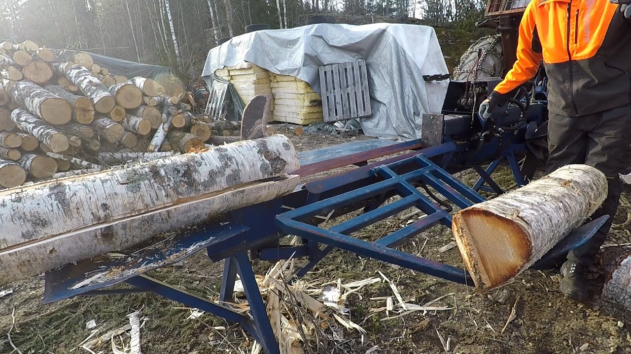 Log splitter regeneration valve/lift table upgrade. Hydraulihalkojan ...