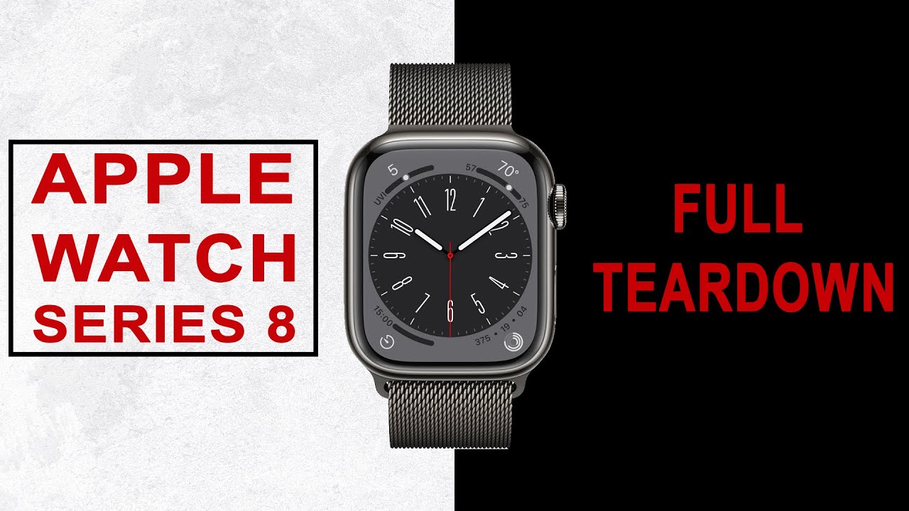 Apple Watch Series 8 45mm Back Cover Replacement - How To Fix - YouTube