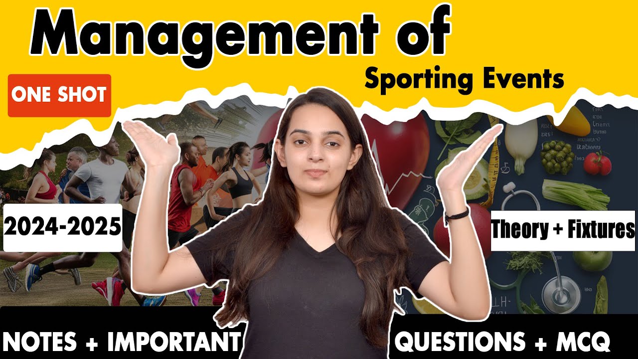 Management of Sporting Events Class 12 Physical Education | Class 12 ...