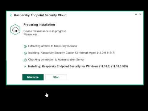 how to install kaspersky endpoint security for windows - YouTube