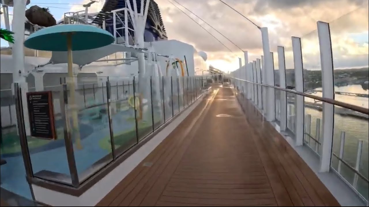 Cruise Ship Arvia Running track - YouTube