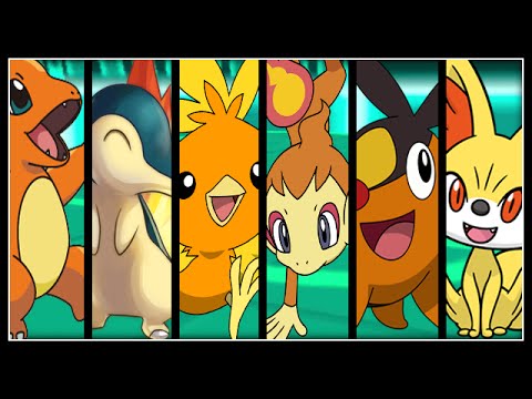 FULL POKEMON FIRE STARTERS TEAM! - YouTube
