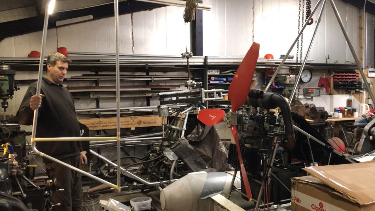 Designing and building a flying boat, THE TAIL, part 4 wing in ground ...