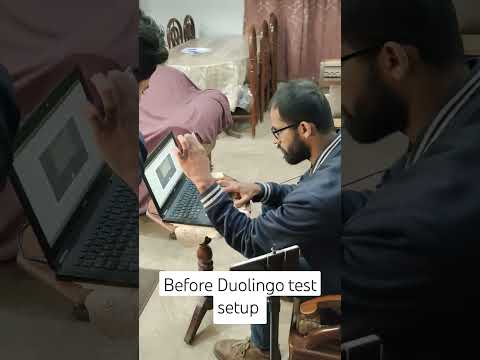 Before duolingo test setup #duolingo#duolingoenglishtest