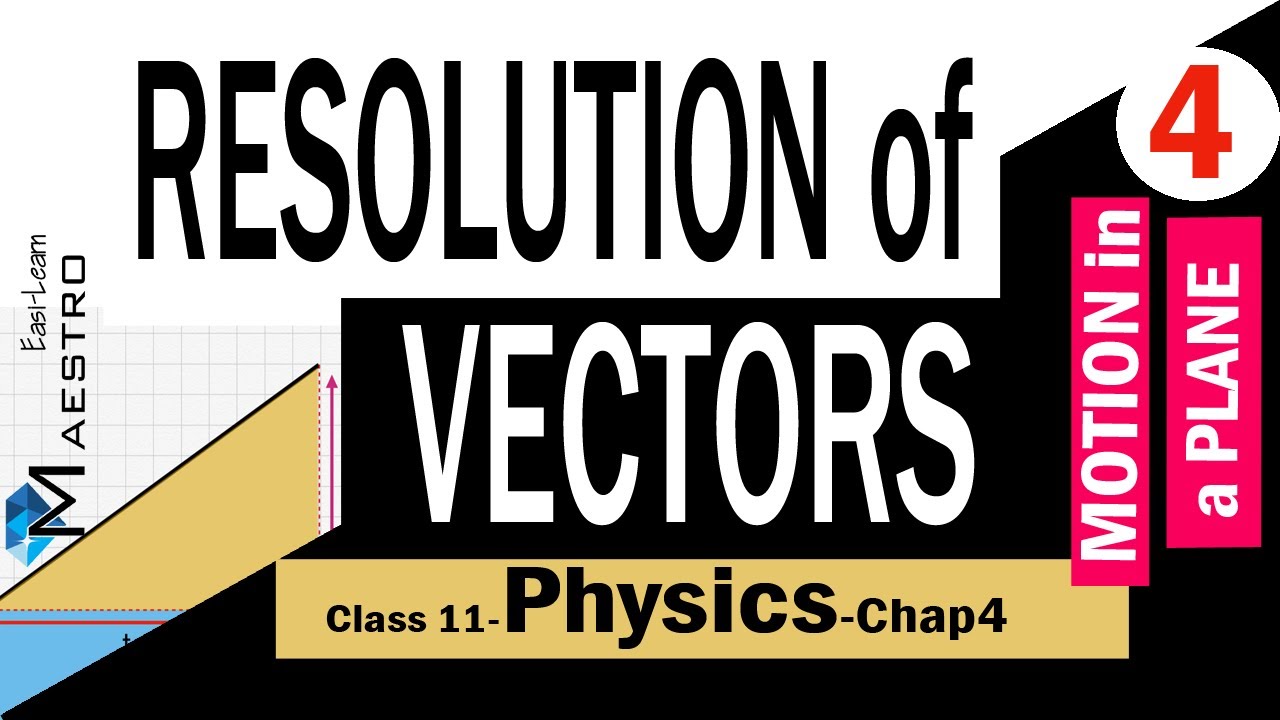 Vector Resolution into Components | Physics Class 11 Chapter 4 - YouTube