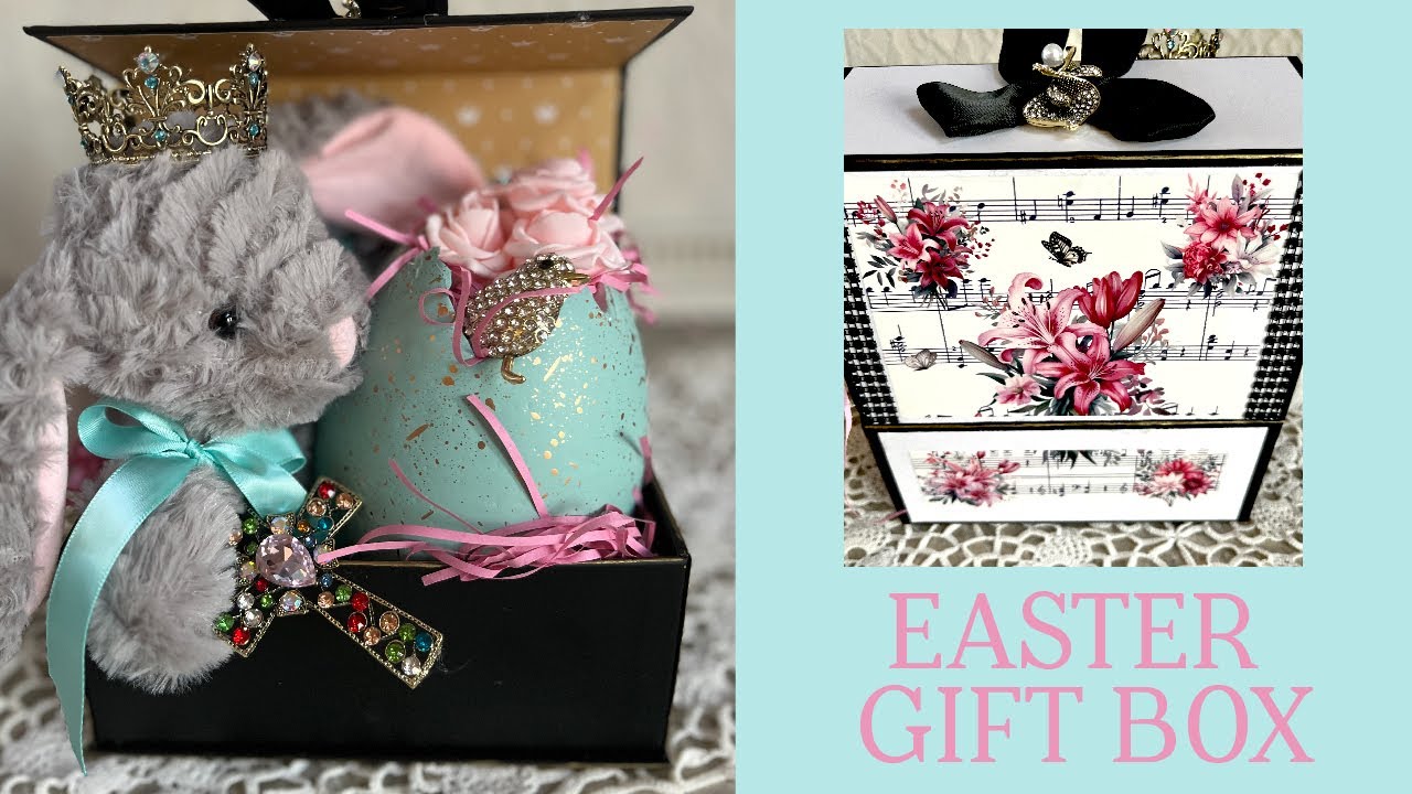 Easter Gift Box | Easter Box with Bling - YouTube