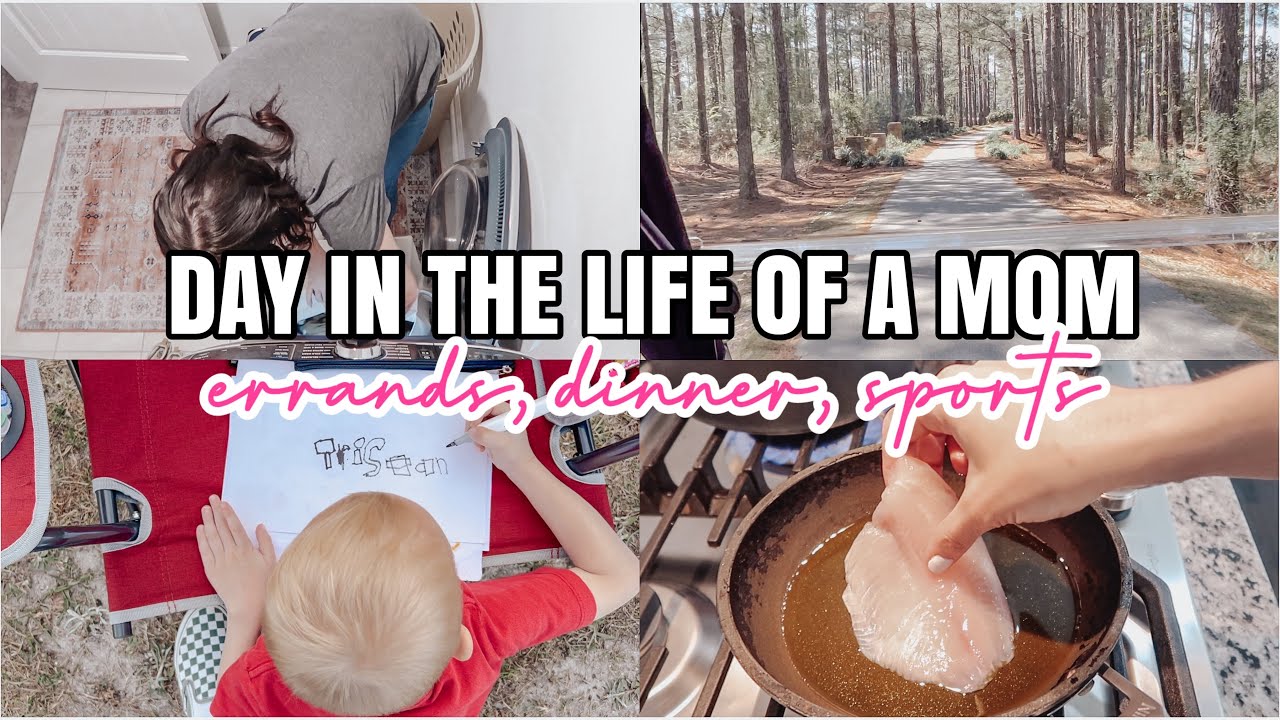 DAY IN THE LIFE OF A BUSY SINGLE MOM | MOM OF 3 - YouTube