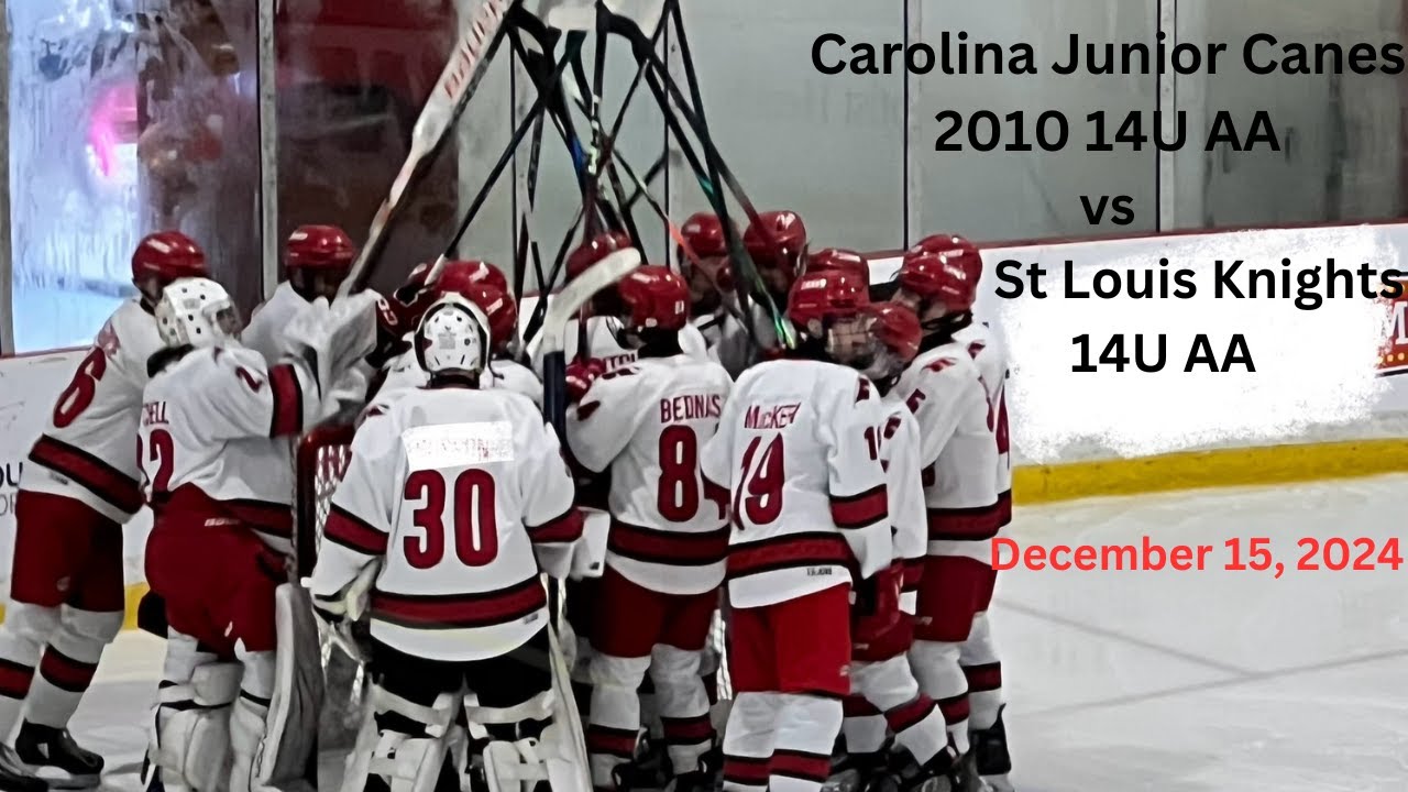 Carolina Junior Canes (Black) - 2010 14U AA vs St Louis Knights 14U AA ...