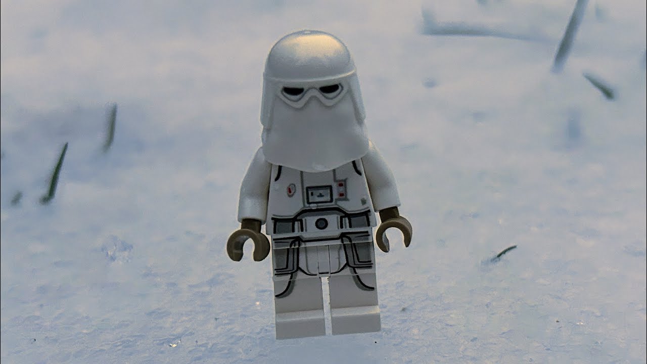 Lego Star Wars Snow Photoshoot - YouTube