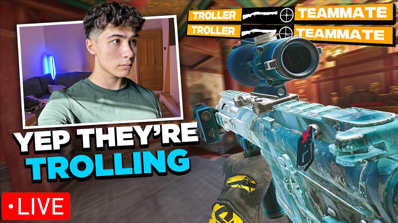 Spoit Rages At His Teammates For The Entire Game (Rainbow Six Siege ...