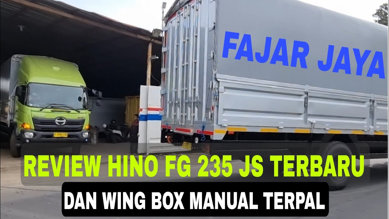 Review hino ranger FG 235 JS wing box manual terpal terbaru 2021 - YouTube