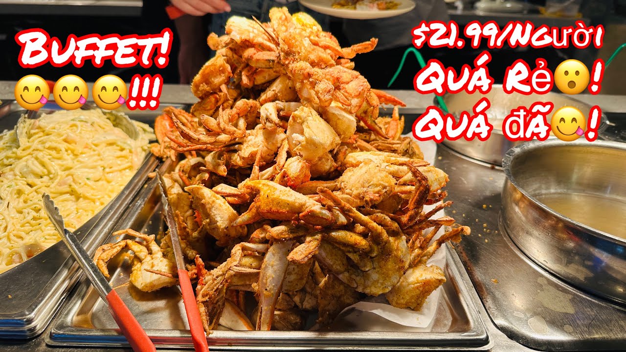 Buffet Hải Sản Cua, Sushi, Quá đã Quá Ngon Quá Rẻ! Hibachi Buffet Sushi ...