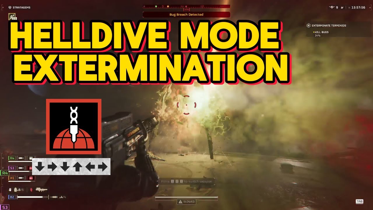 Helldivers 2 - Eradicate Terminid Swarm HELLDIVE MODE Scuessful Extract Teamwork, Quasar Nerf ...