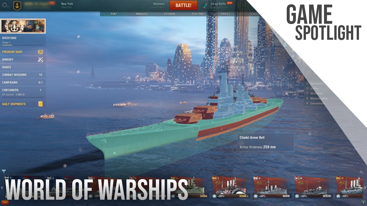 Game Spotlight | World Of Warships - YouTube