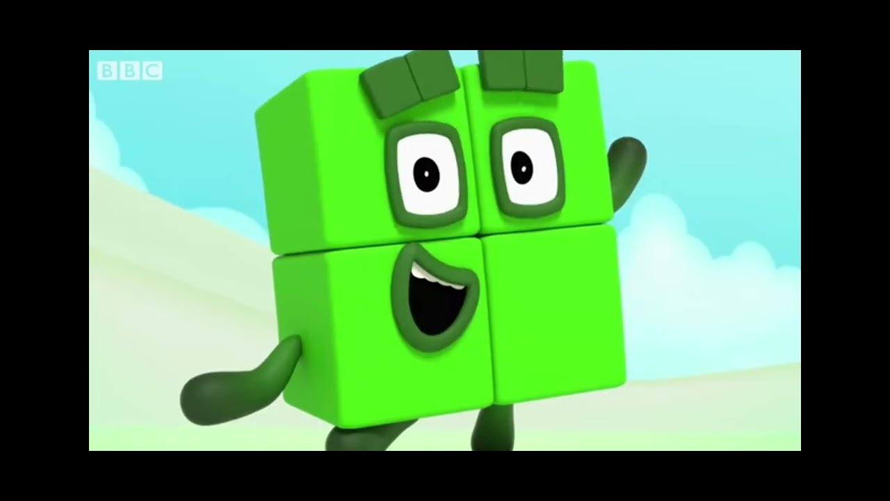 number blocks sixteen square - YouTube