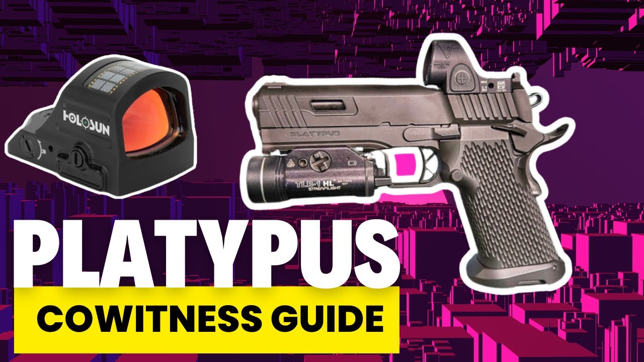 Stealth Arms 1911 Platypus Holosun RMR Red Dot Fitment Guide - YouTube