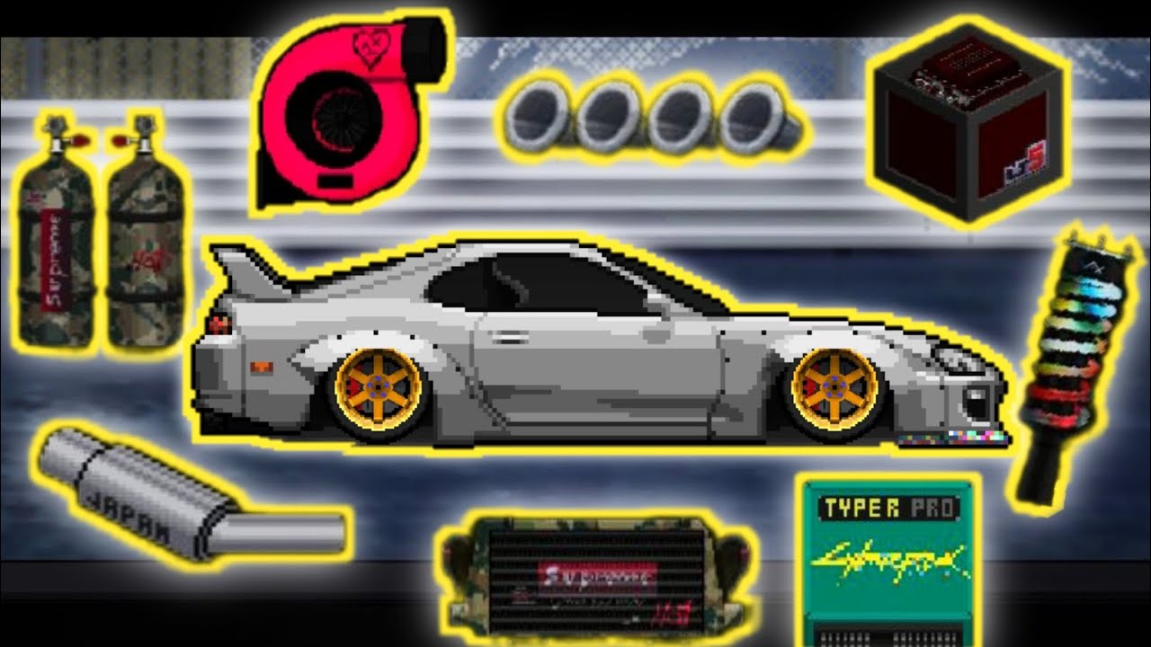 Toyota Supra | Pixel Car Racer | Gameplay | Tuuruu | Part 3 | - YouTube