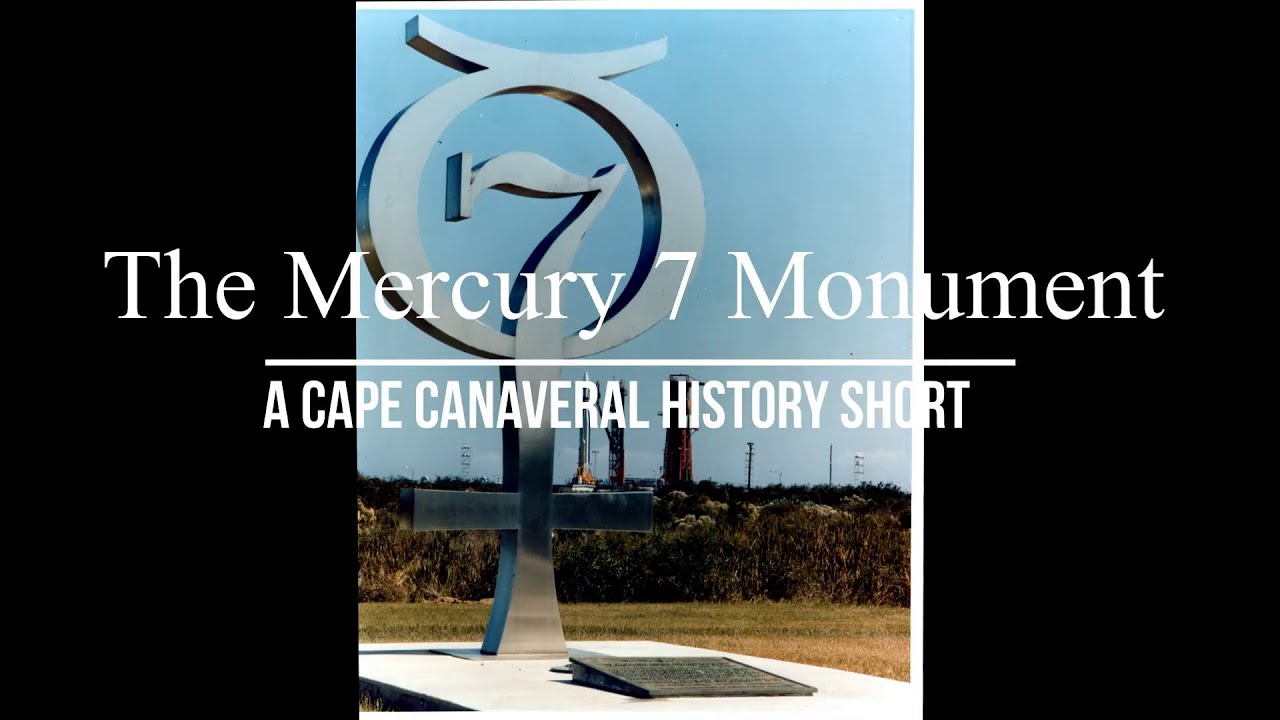 The Mercury 7 Monument at Cape Canaveral - YouTube