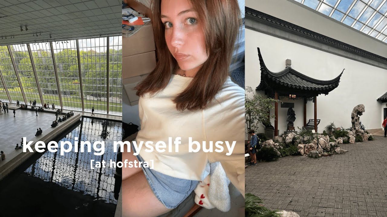 week in the life as a busy college student at hofstra - YouTube