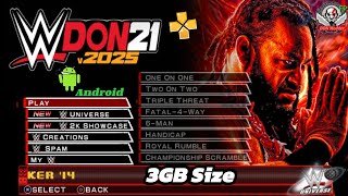 US Wwe 2k25 Psp For Ppsspp Emulator 4k Android Offline On Android ...