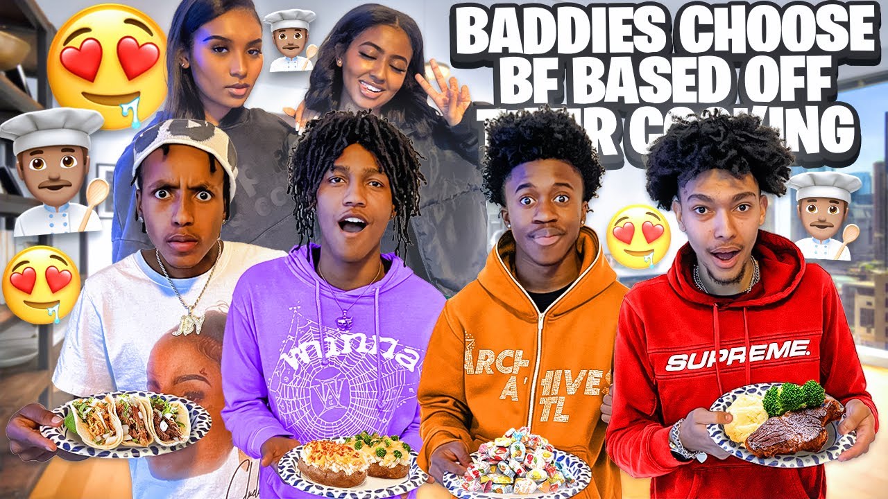 2 INSTAGRAM BADDIES CHOOSE THEIR BOYFRIEND BASED OFF THEIR COOKING😱👨🏽‍🍳 ...