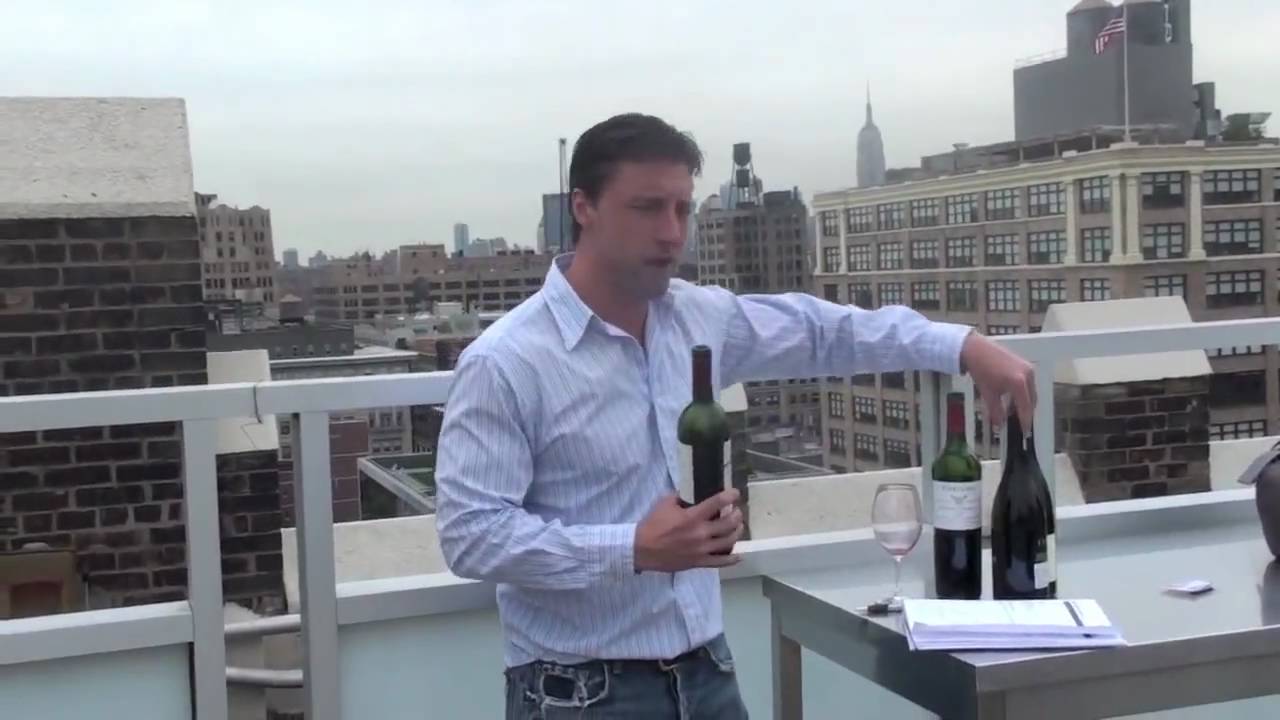 Chris Riccobono from pardonthatvine.com tastes wine at the south ...