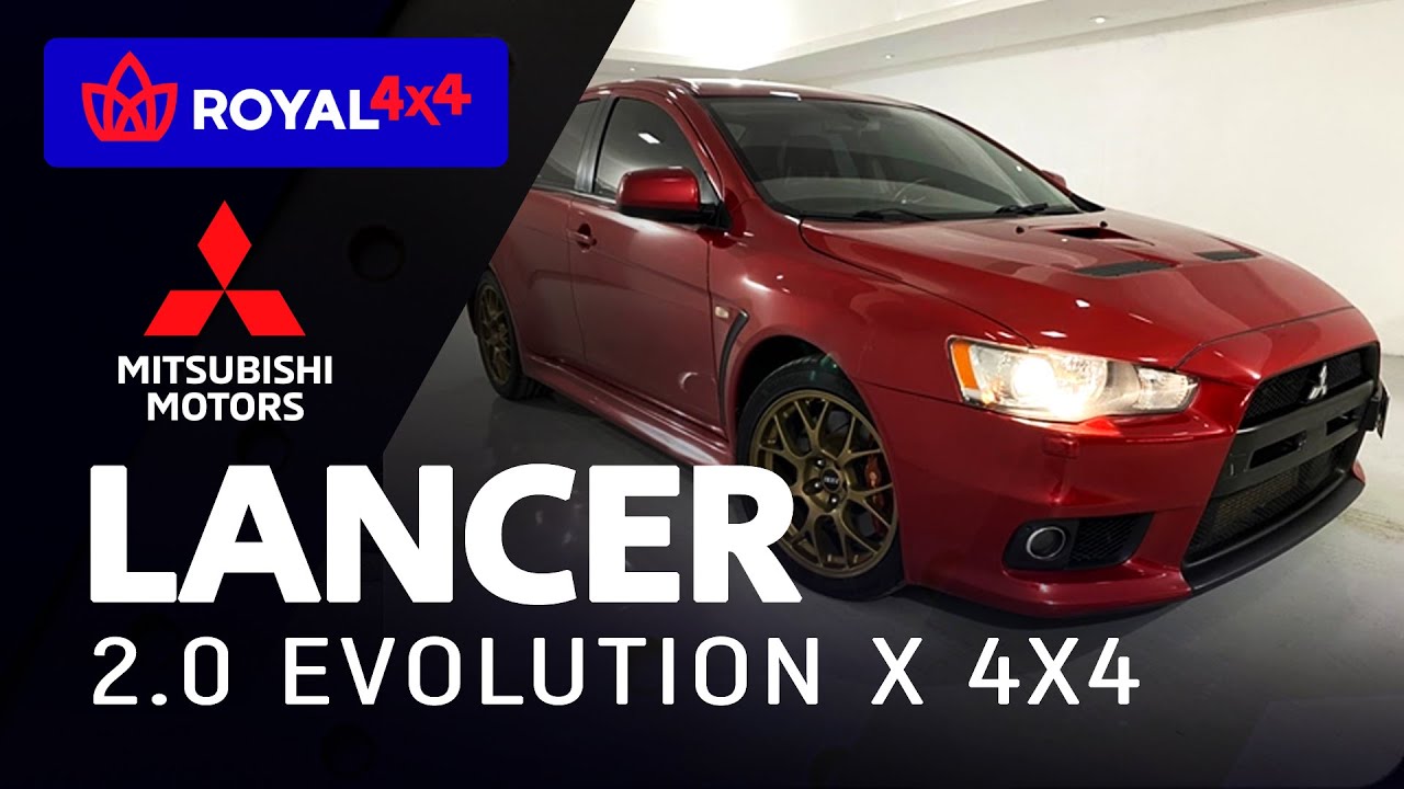 MITSUBISHI LANCER EVOLUTION X 4X4 - ROYAL 4X4 - YouTube