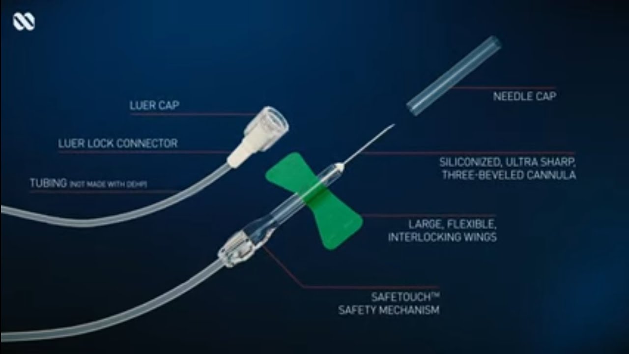 Scalpvein set(butterfly canulla)/winged infusion set parts,size & uses ...