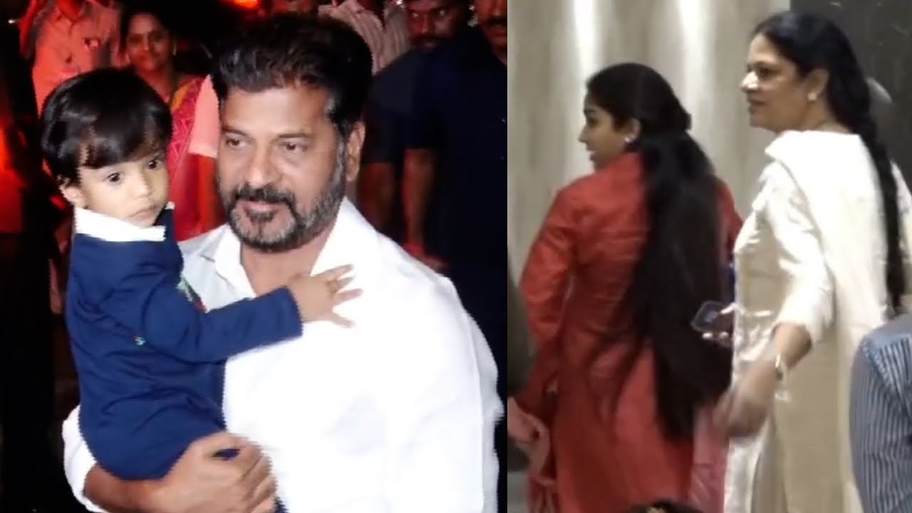 Telangana CM Revanth Reddy With Family Visits Tirumala | Filmyfocus.com ...