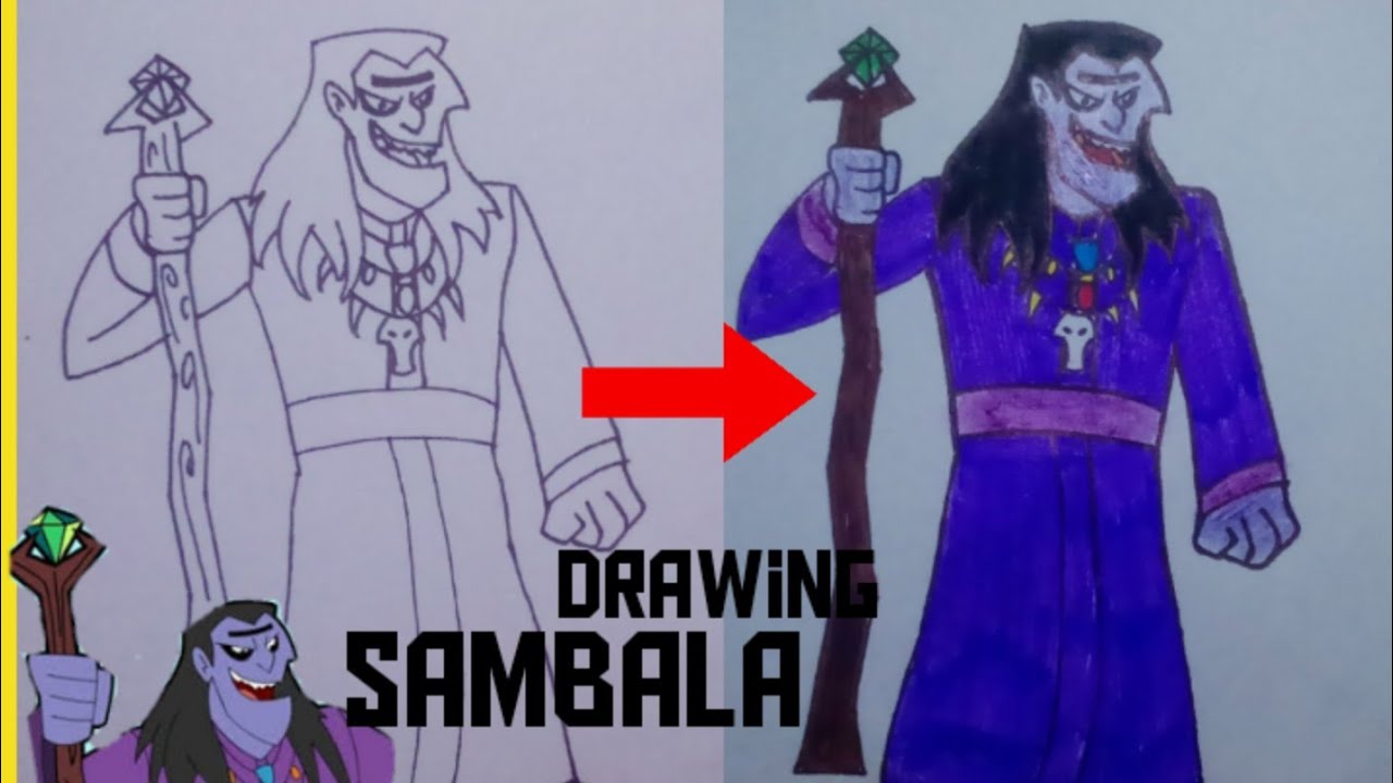 Drawing Shambaala|Little Singham Vs Shambaala| - YouTube