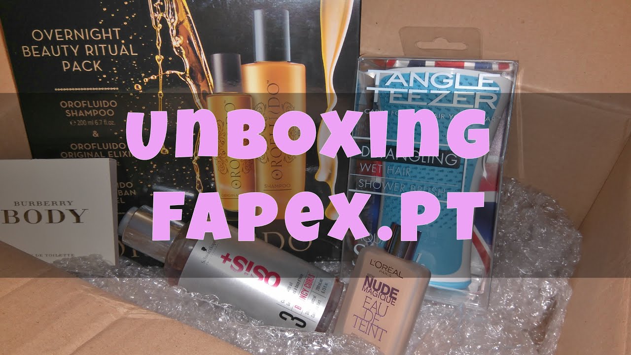 Unboxing Fapex.pt | Serviços Secretos Femininos - YouTube