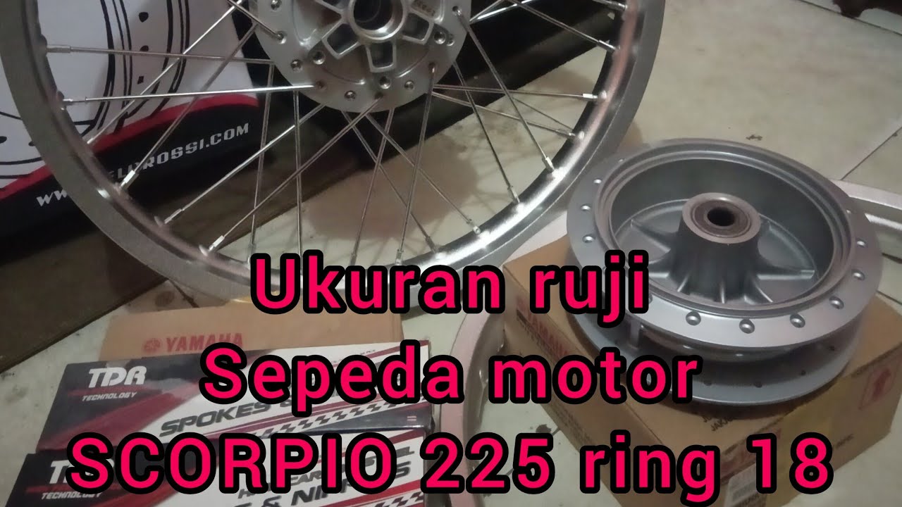 ukuran ruji Scorpio ring 18. - YouTube