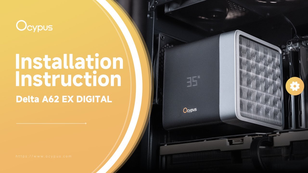 [Installation Manual] Ocypus Delta A62 EX Digital Air Cooler - YouTube