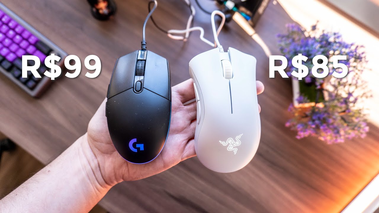 Qual é o Melhor Mouse Gamer até 100 REAIS - Logitech G203 ou Razer ...