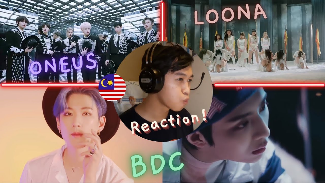 ONEUS, LOONA & BDC New MV Reaction | Malaysian React! [ENG] - YouTube
