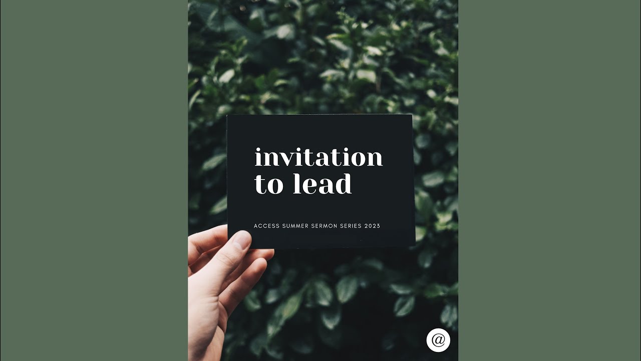 June 4, 2023 | Invitation to Lead: Leading with a Limp | Alexis Busetti ...