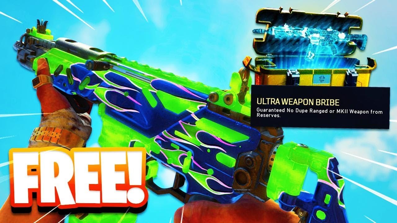 NEW FREE ULTRA WEAPON BRIBE! (FREE DLC WEAPONS + FREE CONTRACTS) - COD ...
