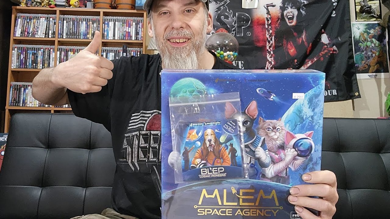 Opening Rebel Studio Mlem Space Agency Board Game - YouTube