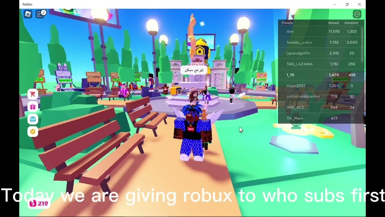 GIVING RBX TO FIRST TO SUB 🤑🤑 - YouTube