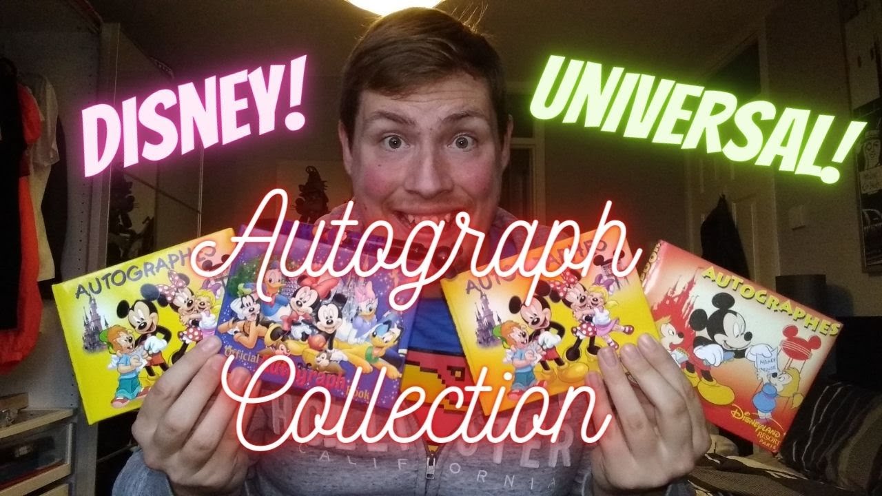 Disney & Universal Theme Parks Autograph Collection | Vlog 2021 - YouTube