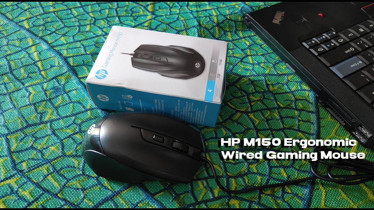 HP M150 Ergonomic Wired Gaming Mouse - YouTube